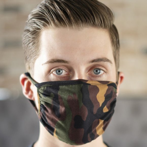 Accessories | New Armycamouflage Print Face Mask | Poshmark